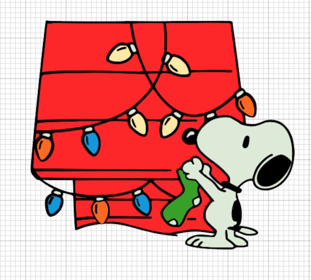 Snoopy Svg, Snoopy Svg Christmas, Snoopy Svg Files, Snoopy Cut File ...