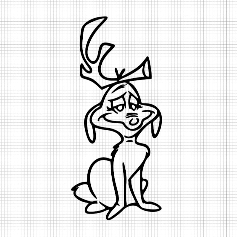 Max Grinch Dog Clip Art - Etsy