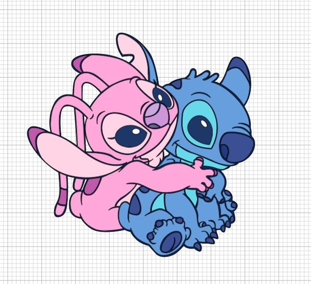 Stitch and Angel Svg, Stitch Svg, Angel Svg, Stitch and Angel Png, Png ...