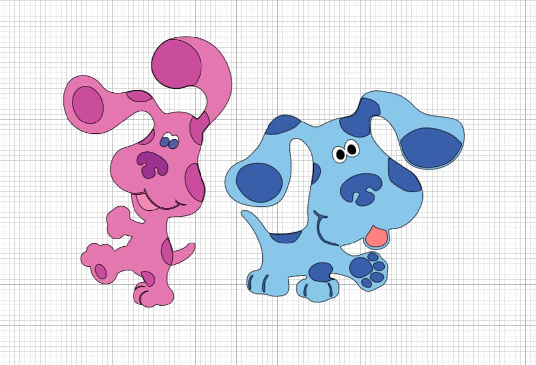 Blues Clues Svg, Magenta Svg, 90s Cartoon Svg, Dog Svg, Kids Svg ...
