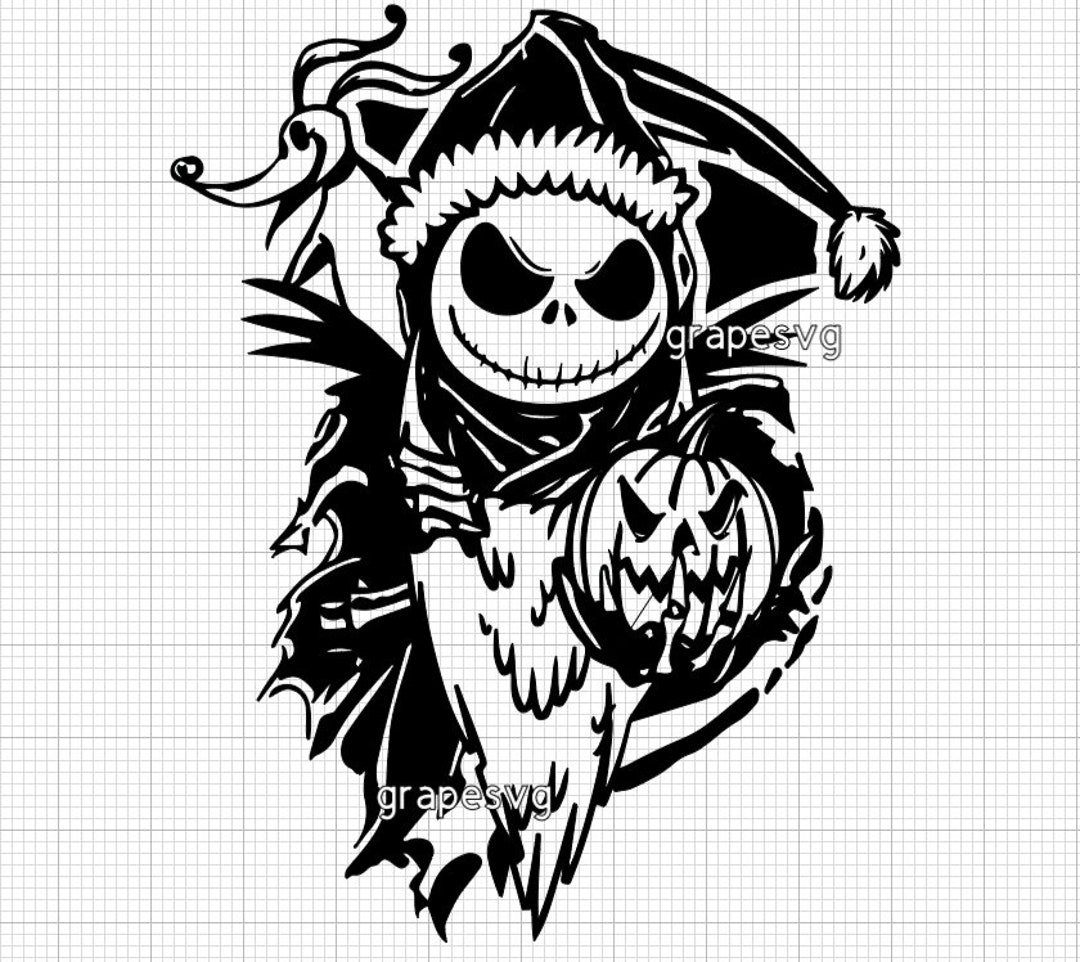 Buy Jack Skellington SVG, Santy Claws Svg, Cricut Files, Nightmare ...