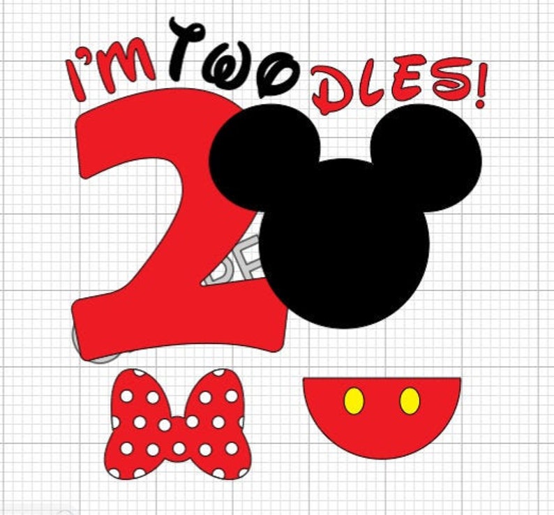 Birthday Svg, Mickey Svg, Minnie Svg, Toddler Svg, 2nd Birthday Svg ...