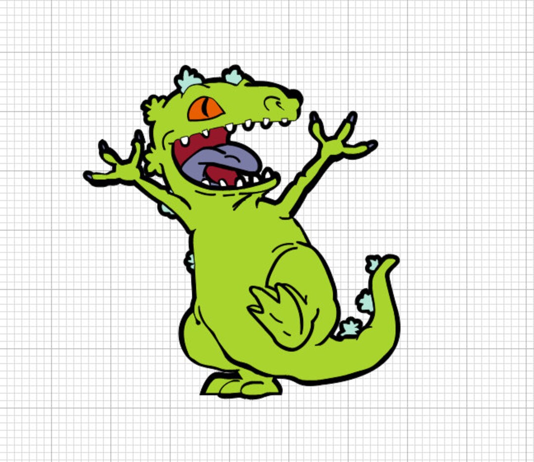 Reptar Svg Rugrats Svg 90s Svg Layered Cut Cricut Files - Etsy UK