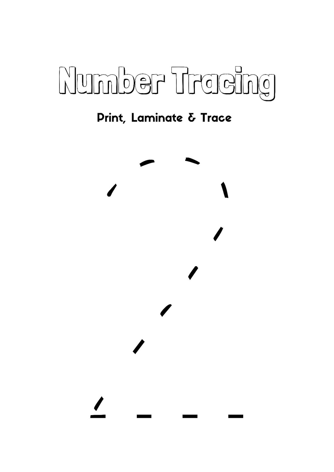 Number Tracing 1-5 - Etsy