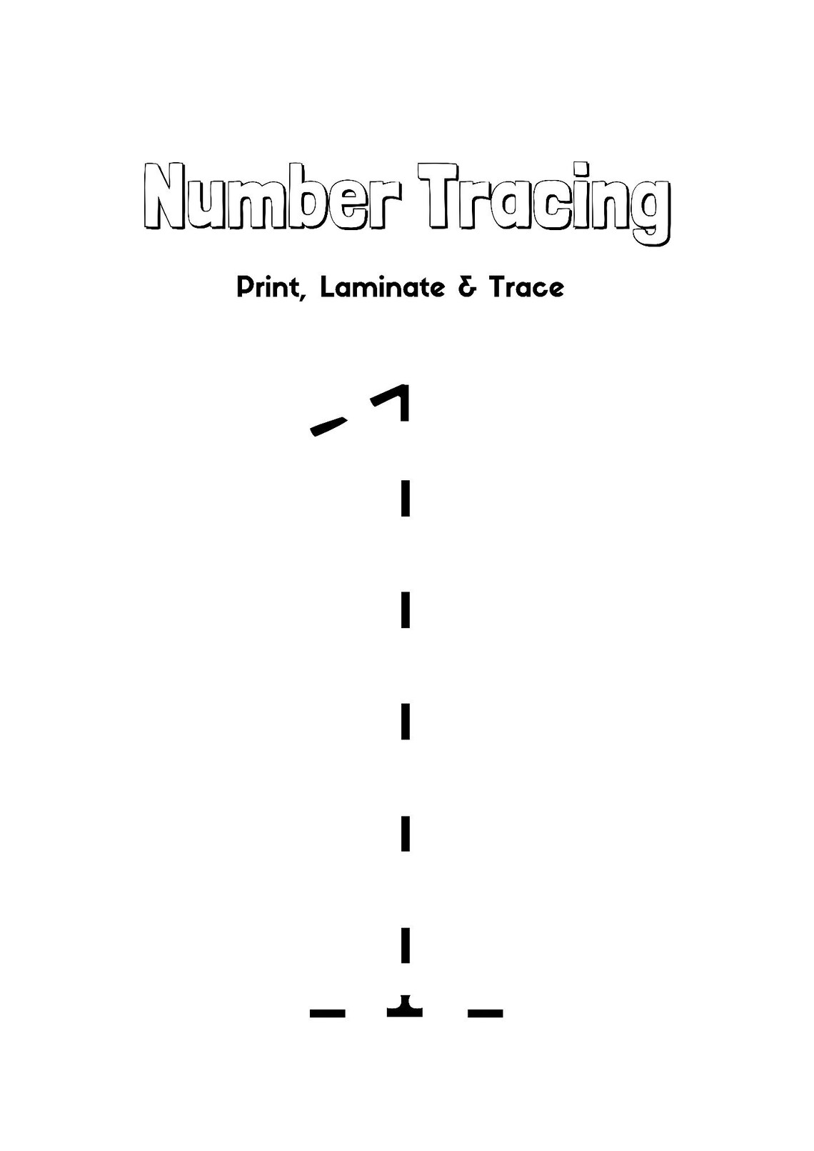 Number Tracing 1-5 - Etsy
