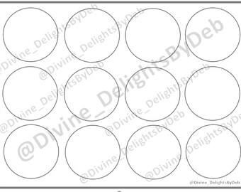 Oreo Cookie Template - Etsy