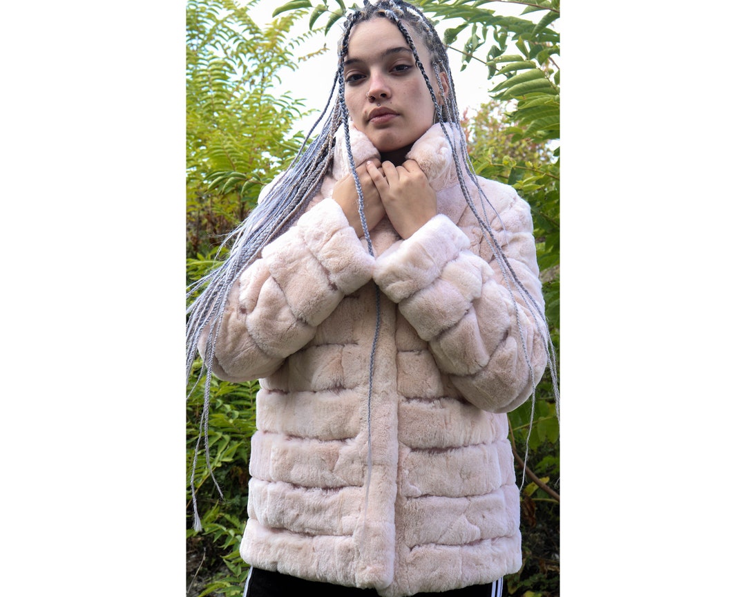 Real Rex Fur Coat in Medium / Brand New / Luxury Gift - Etsy