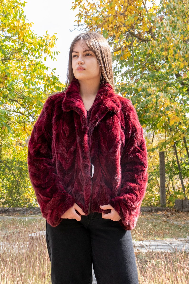 Real Mink Fur Coat / Brand New / Luxury Gift - Etsy