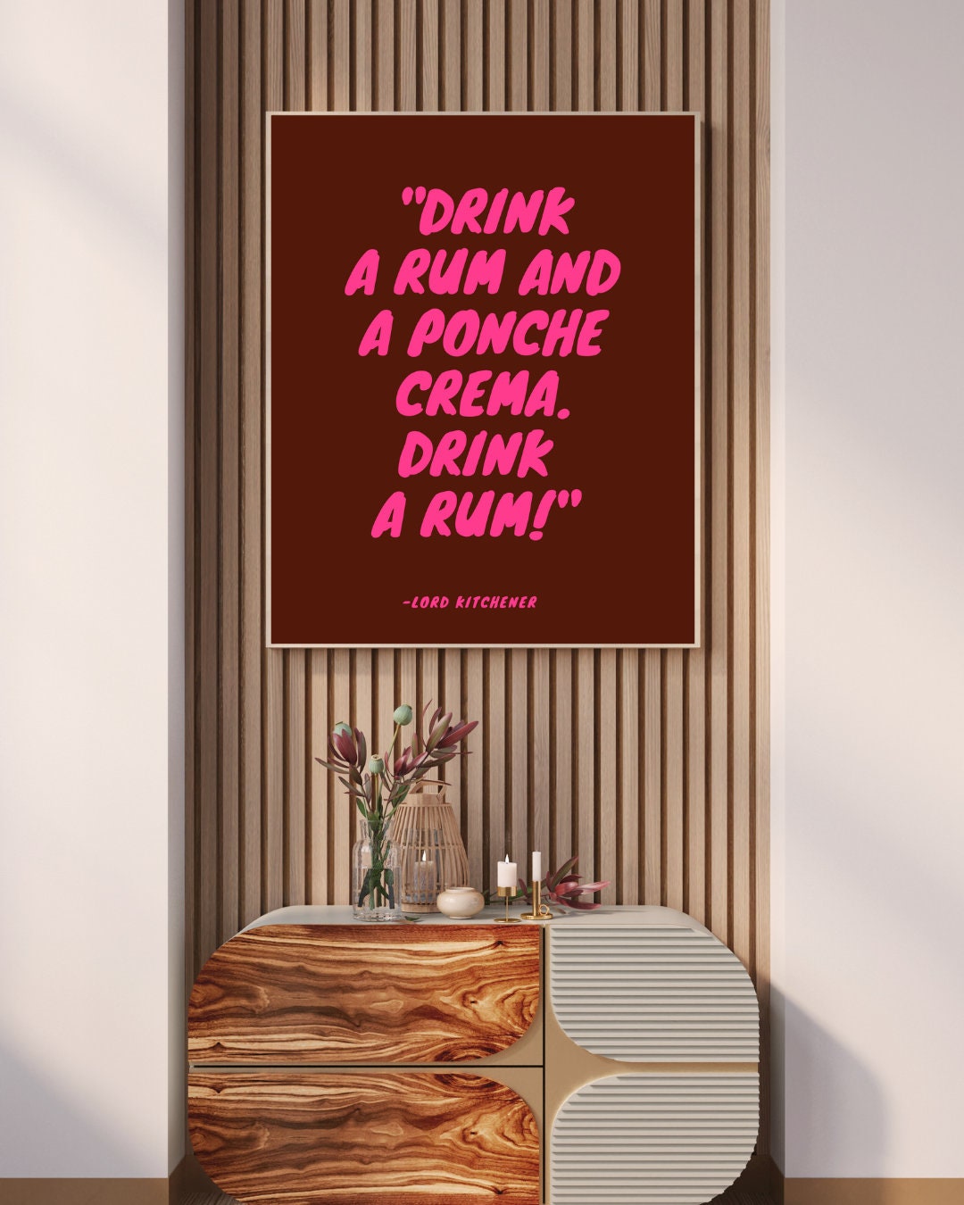 Drink A Rum Poster - Etsy