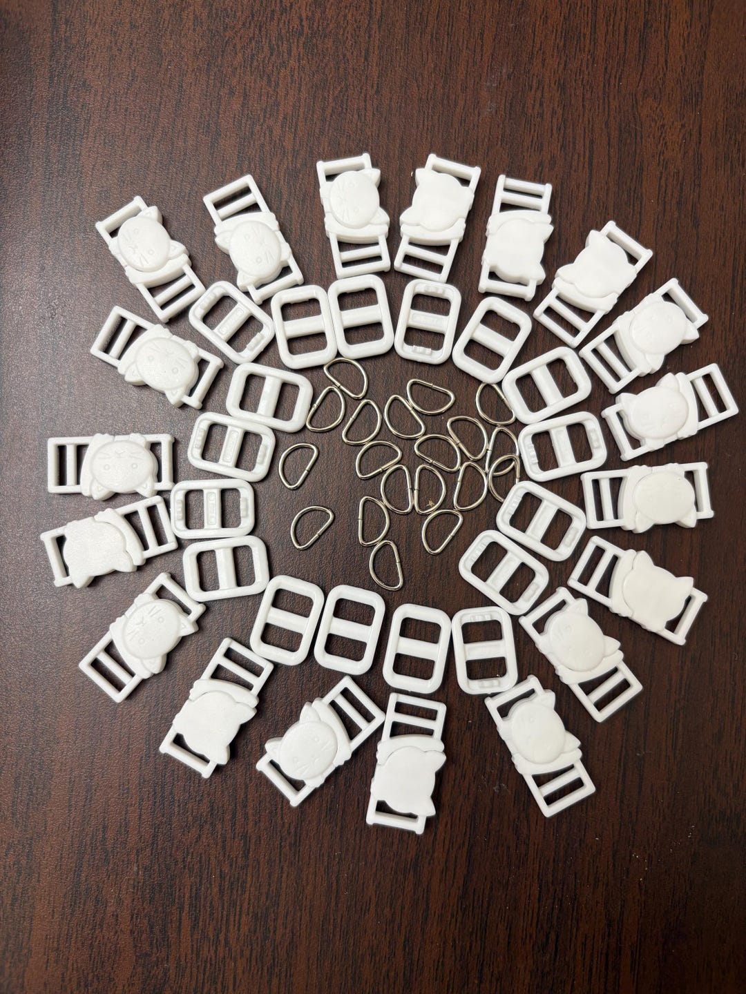 Cat Collar Buckles - Cat Collar Slides - Cat Collar 1/2" D Rings ...