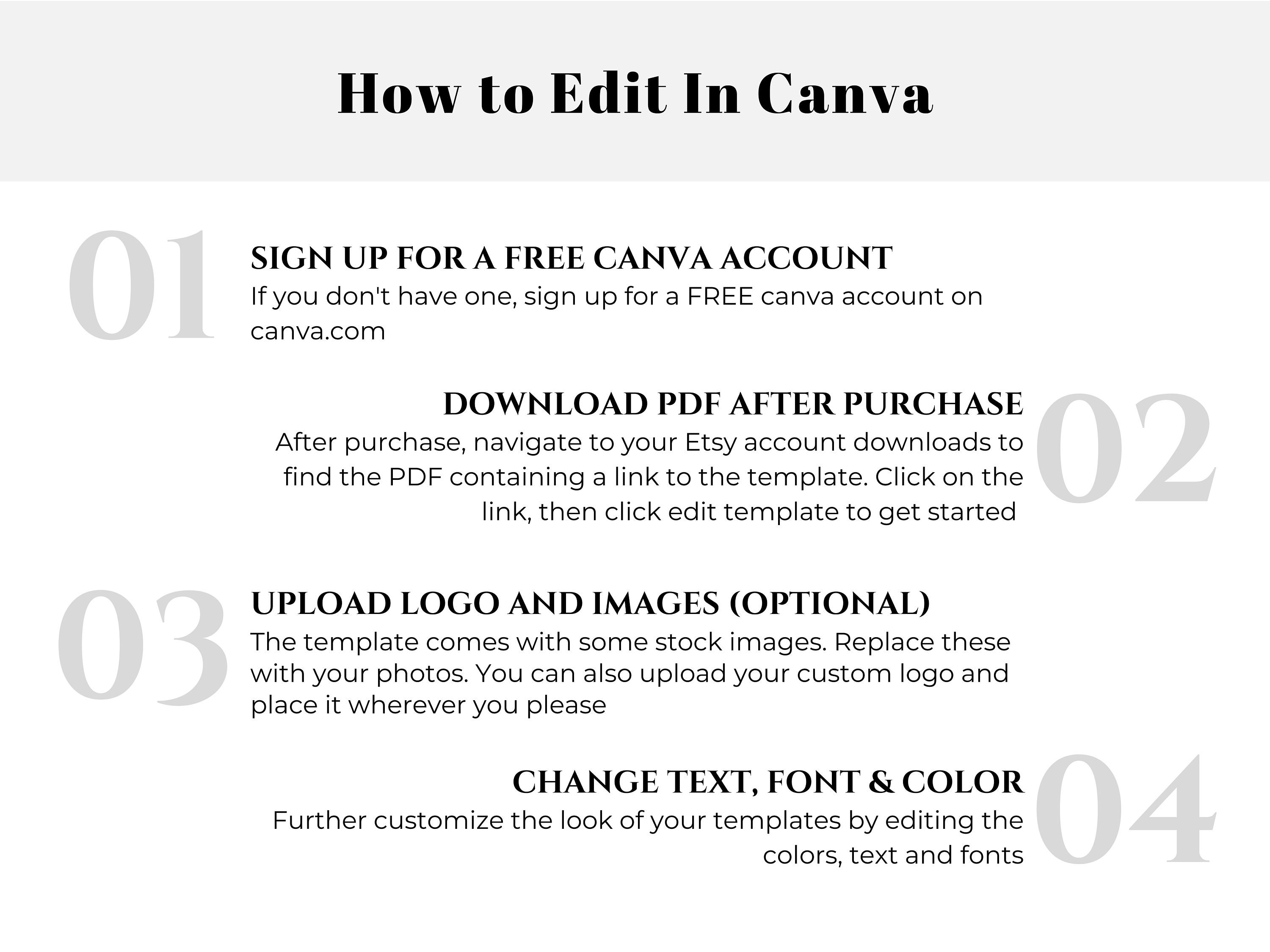 Real Estate Pre-listing Checklist Template (canva, 8.5x11in) - Etsy