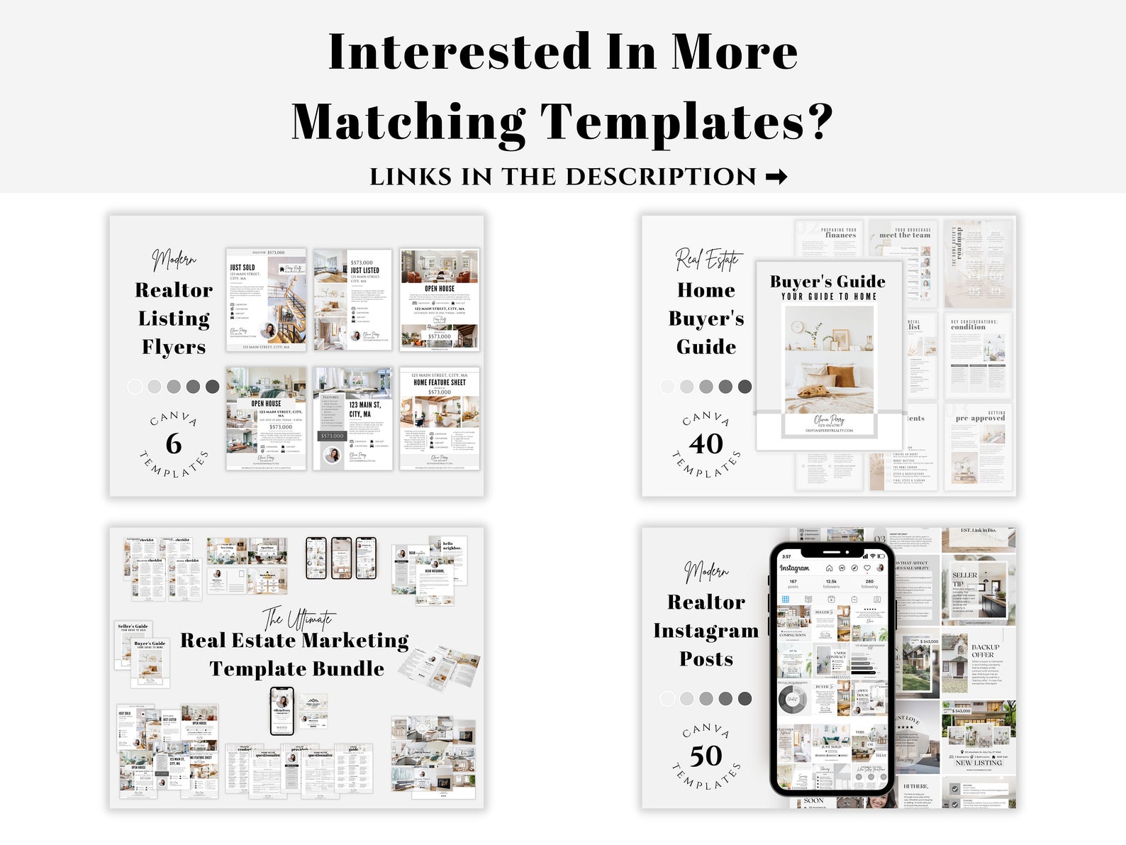 Real Estate Listing Flyer, Feature Sheet, Listing Template, Real Estate ...
