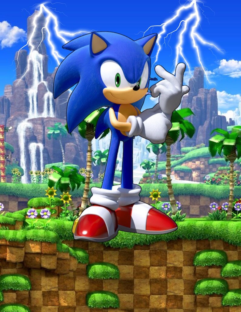 8.5x11 Sonic Vending Machine, Easter Basket, Personalized Easter Gifts ...