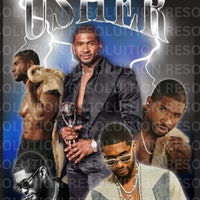 Usher Png, Dtf, Digital File 2 Versitile Options - Etsy