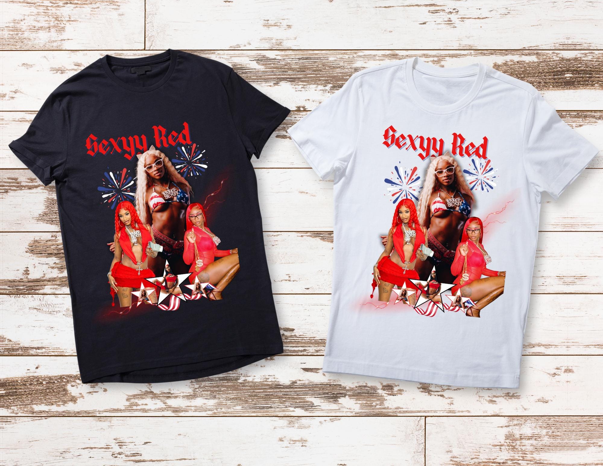 Sexyy Red Tshirt Design PNG| Sexyyred Bootleg Tee| Bigsexyy Digital ...