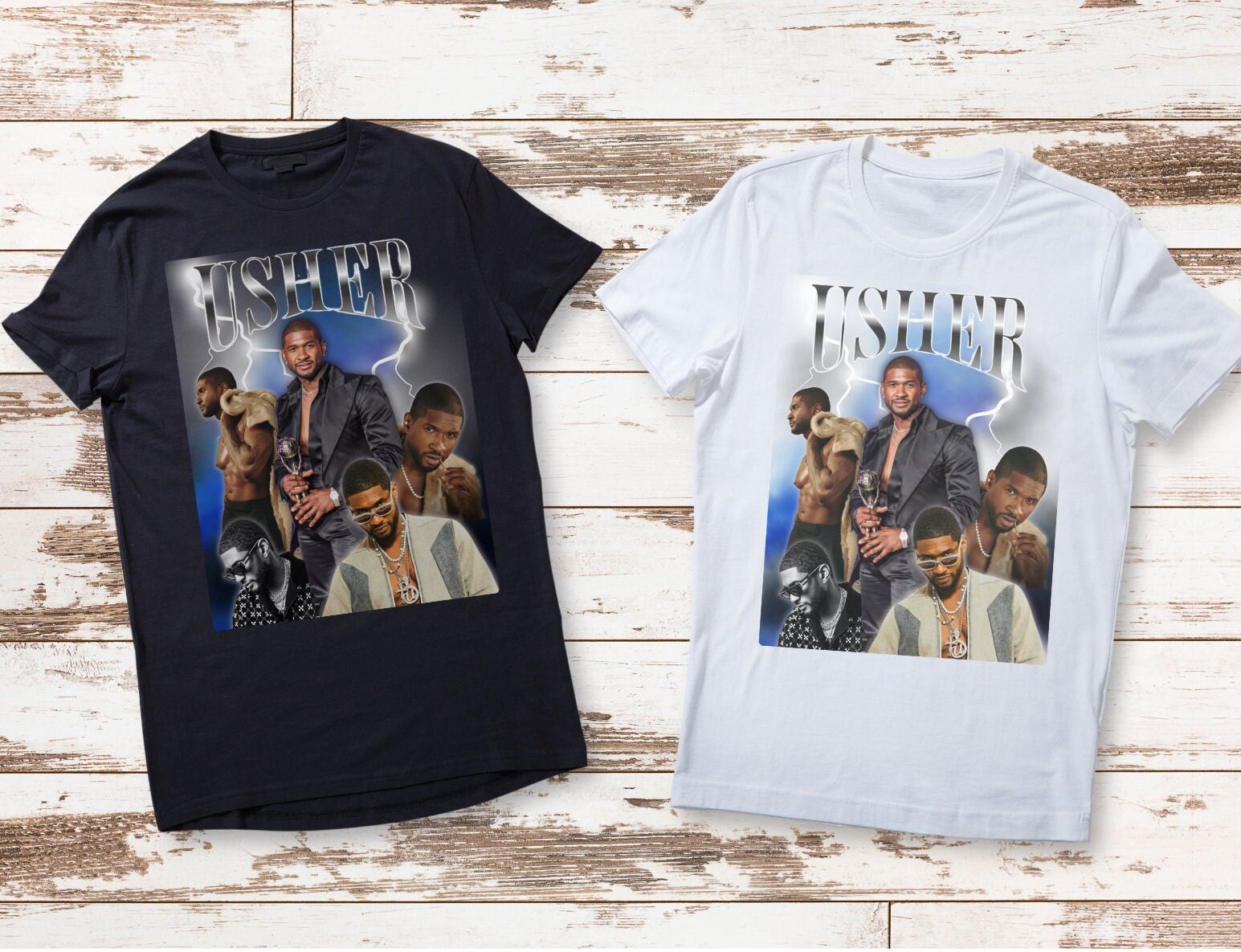 Usher Tshirt Design PNG| Usher Bootleg Tee| Usher Digital Download ...