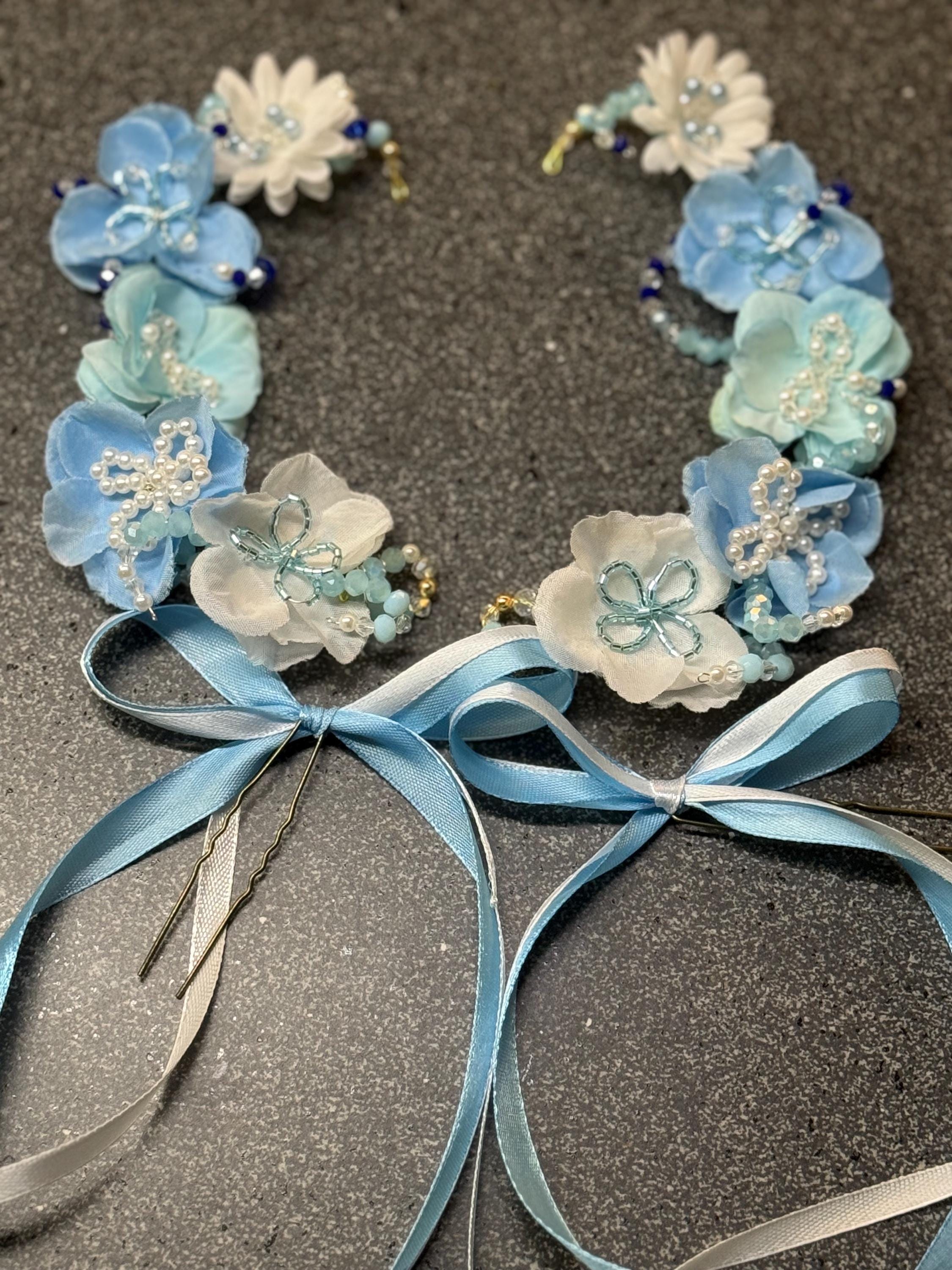 Flower Garland Ballet Side Headpiece: Personalized as Your Tutu - Etsy