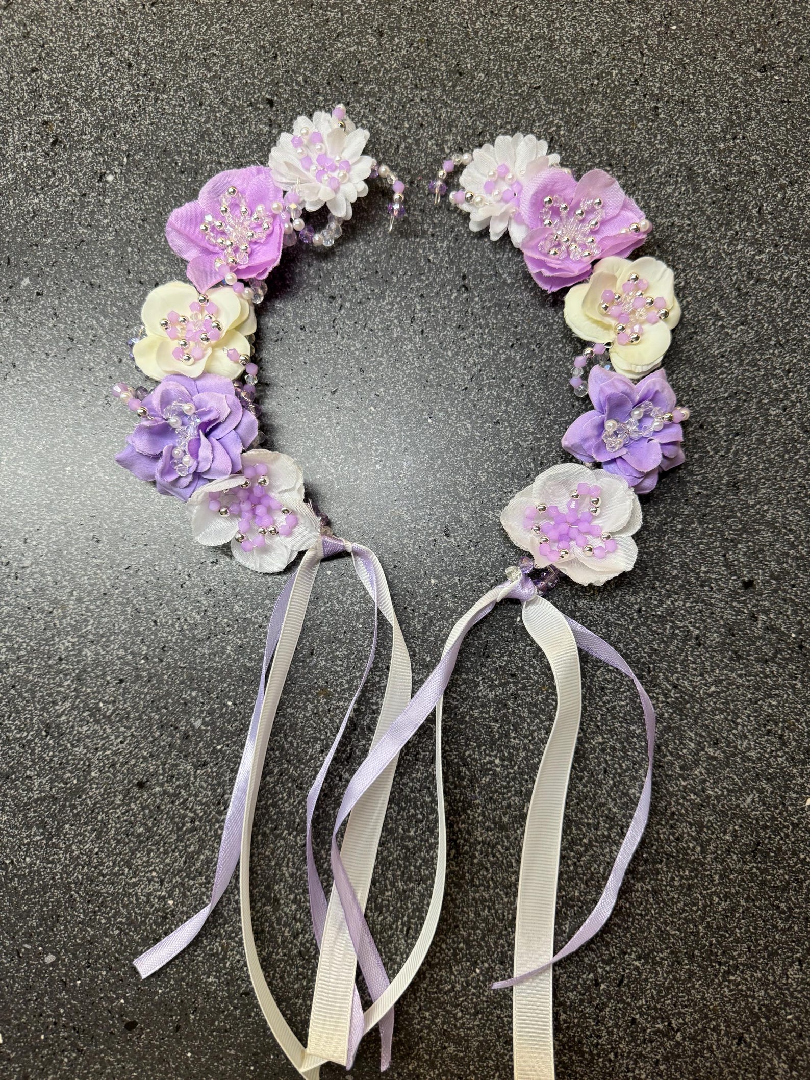 Flower Garland Ballet Side Headpiece: Personalized as Your Tutu - Etsy