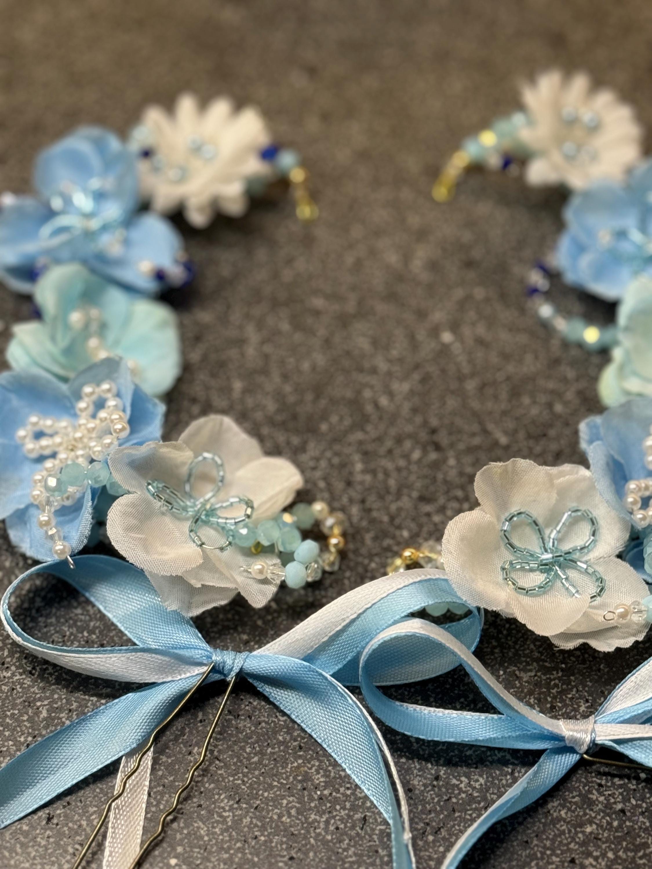 Flower Garland Ballet Side Headpiece: Personalized as Your Tutu - Etsy