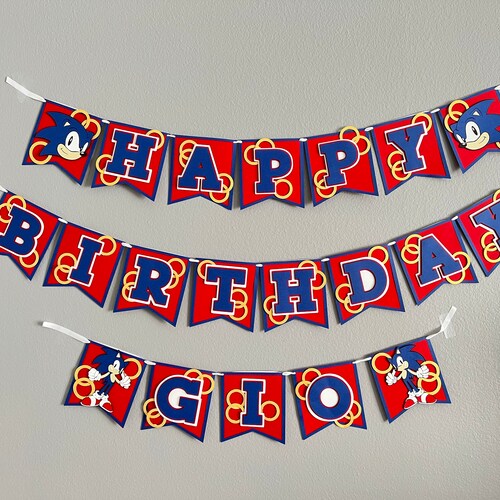 Sonic Inspired Party Hats - Etsy