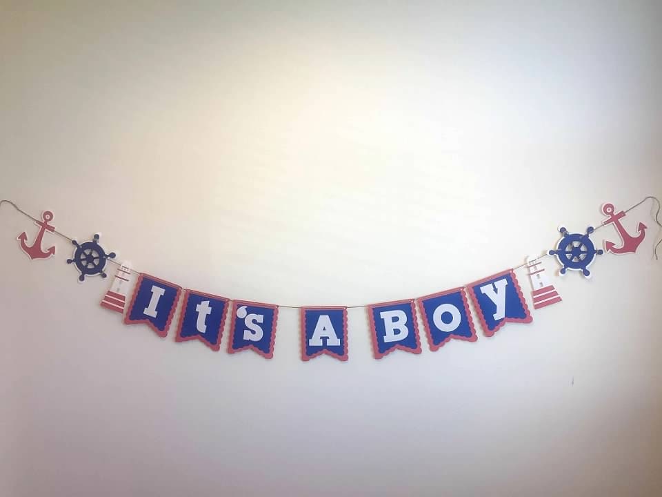 Nautical Banner. Nautical Birthday Banner. Nautical Party. Nautical ...