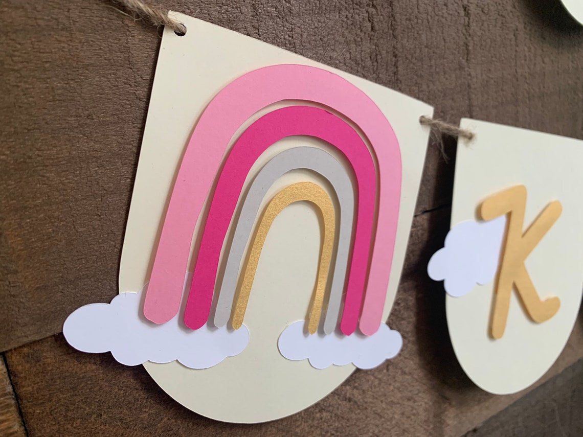 Boho Rainbow Banner. Boho Rainbow Party. Boho Rainbow Baby - Etsy Canada