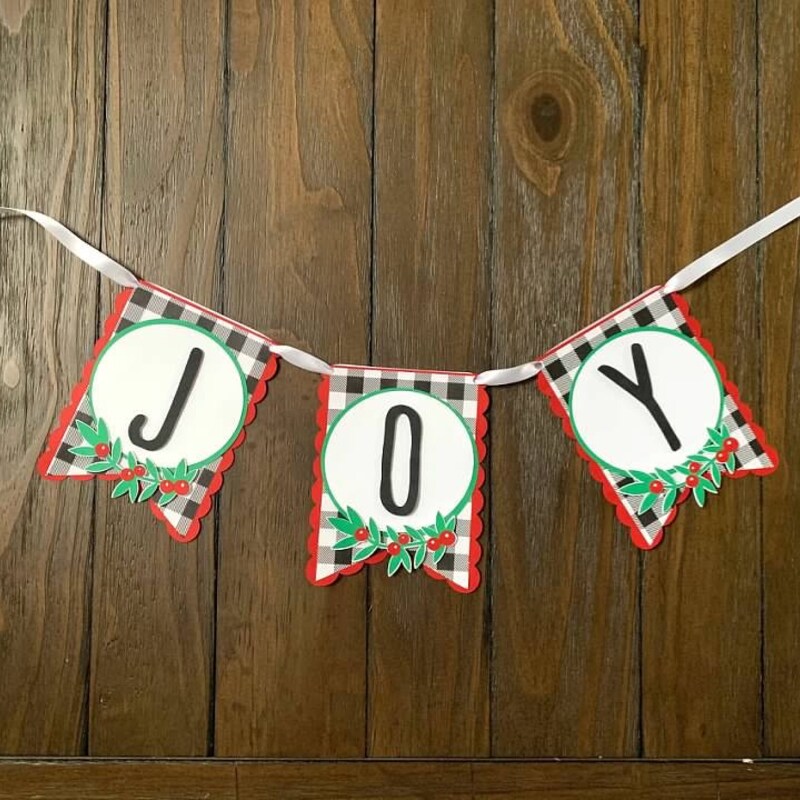 Joy Banner - Etsy