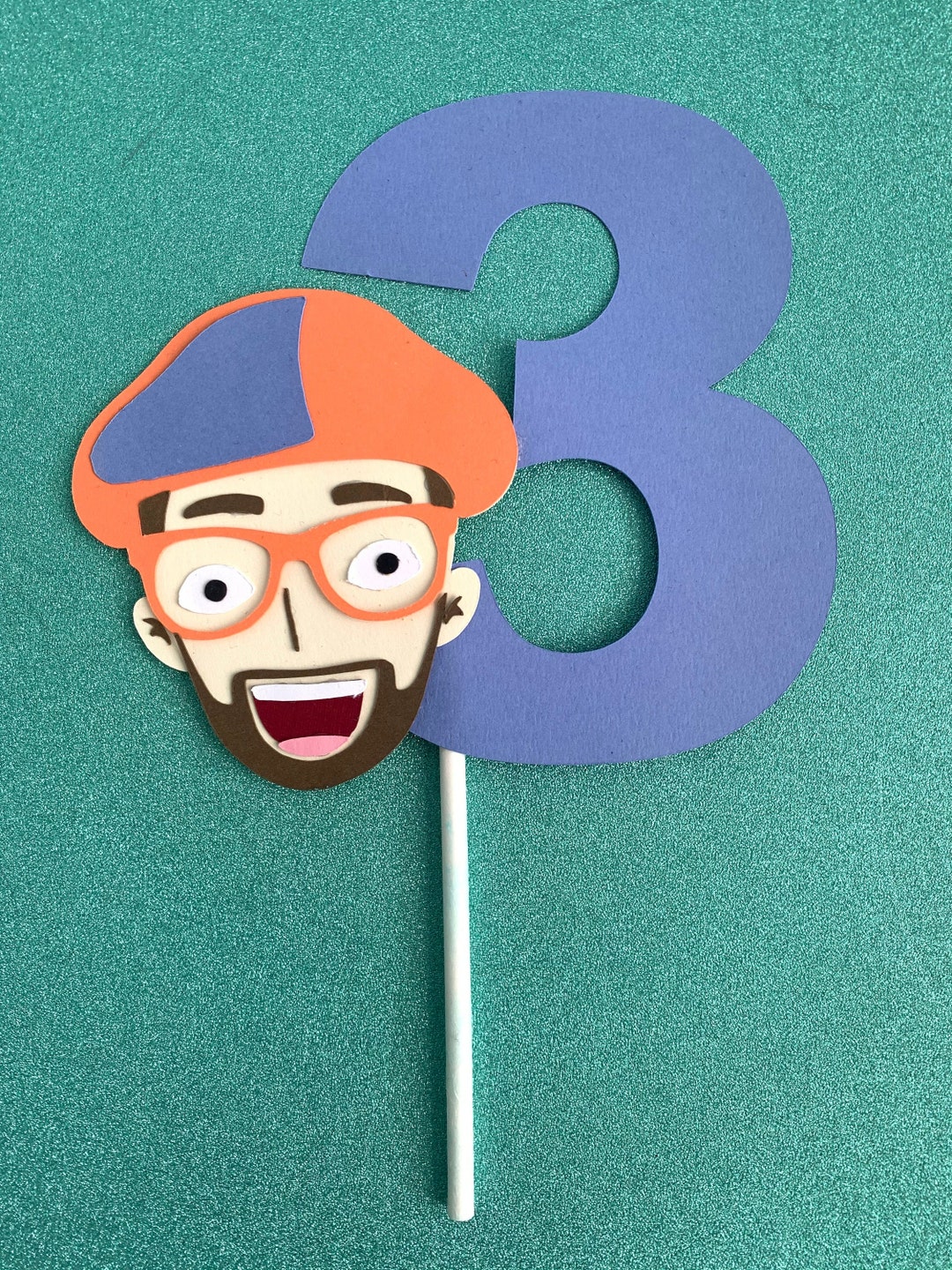 Blippi Cake Topper. Blippi Topper. Blippi Party. Blippi - Etsy Singapore