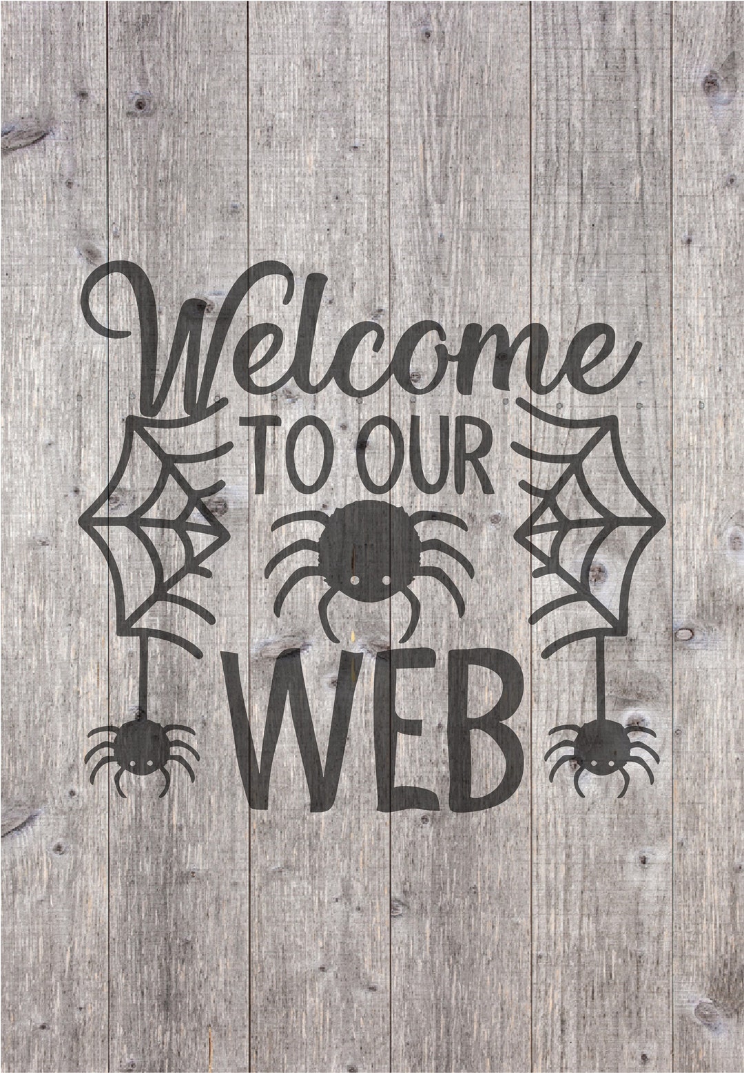 Welcome to Our Web Vinyl Decal - Etsy