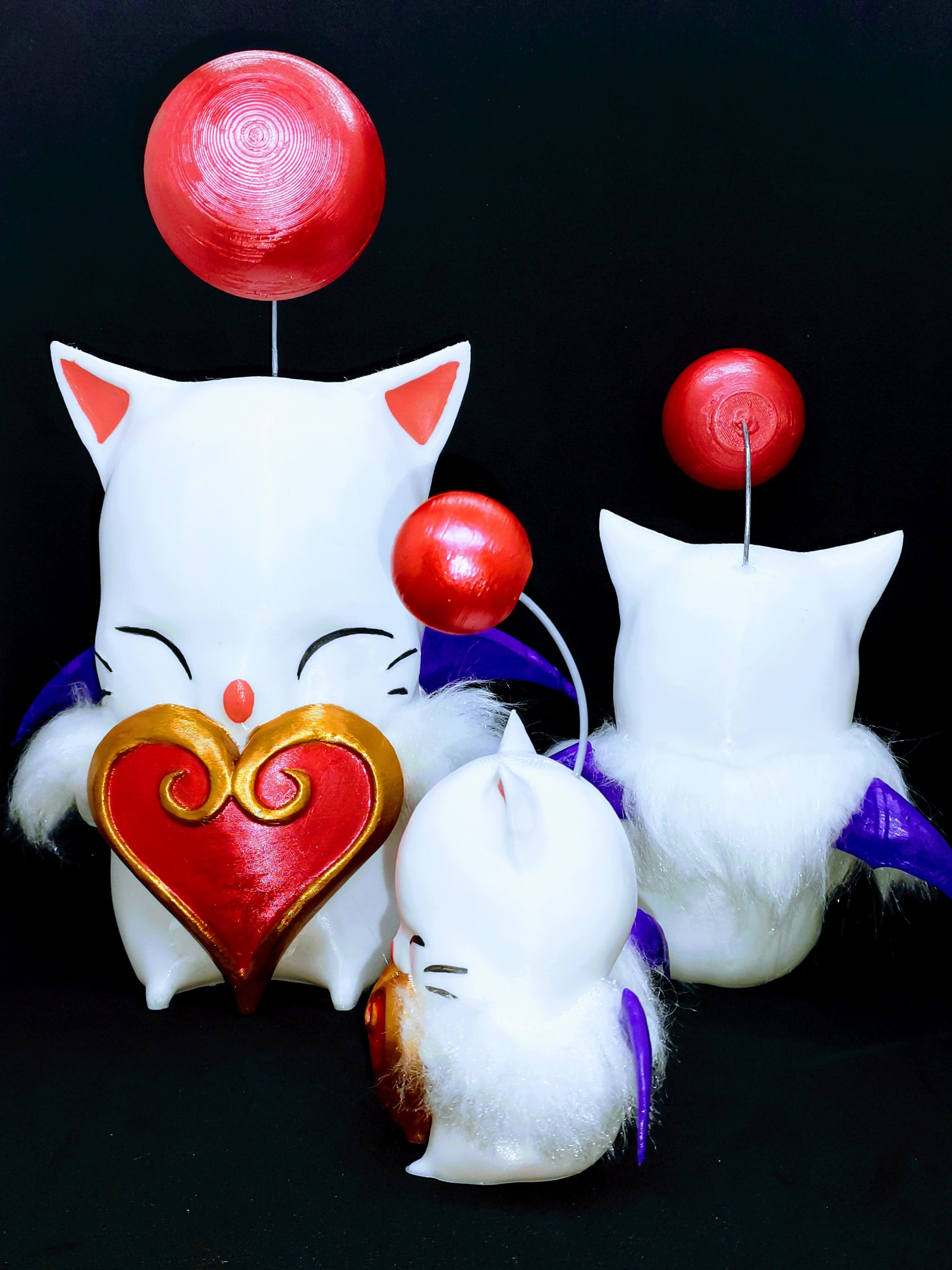 Moogle Heart. Final Fantasy - Etsy