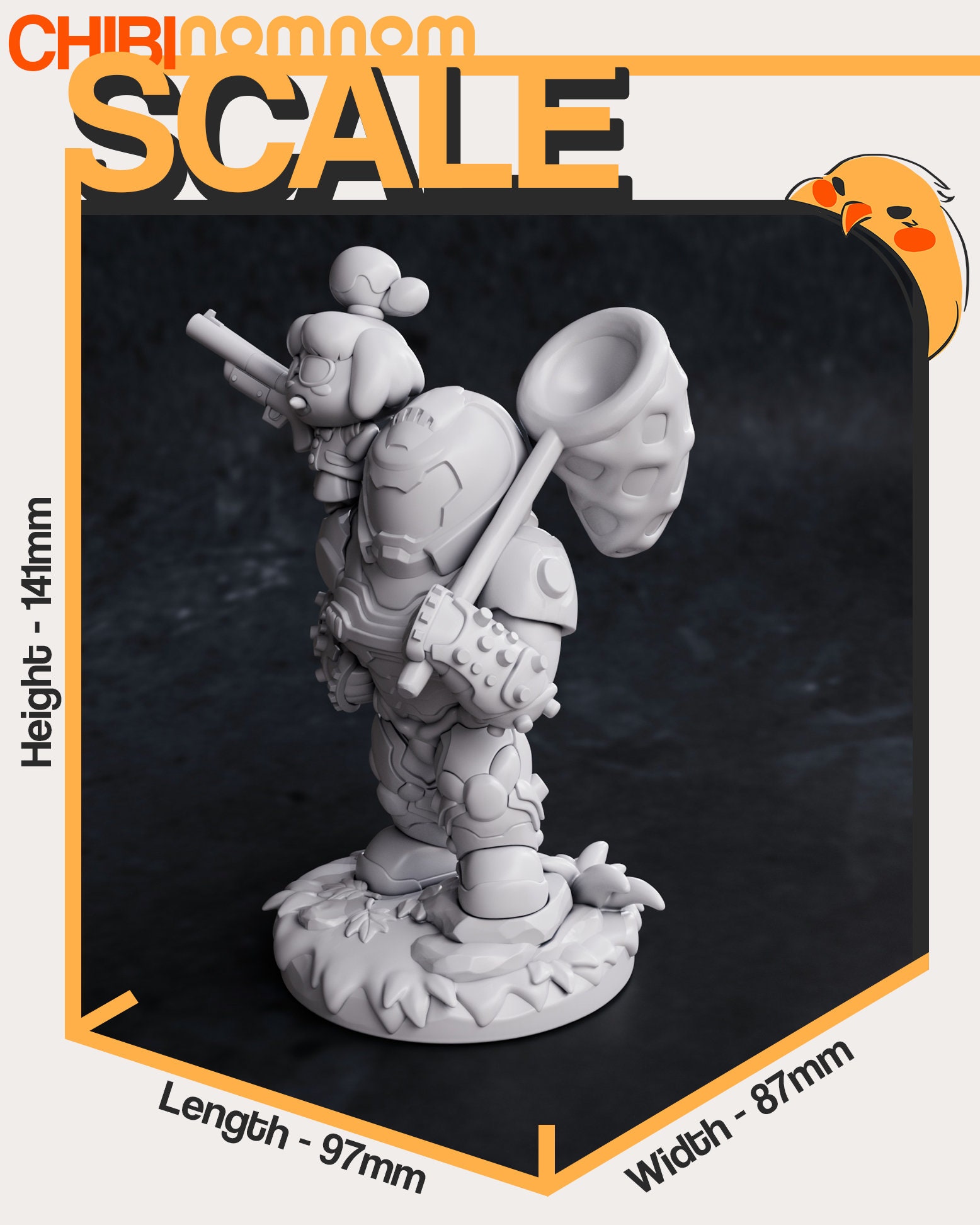 Isabelle & Doom Slayer Meme - Resin Kit - 3D Printed - Etsy