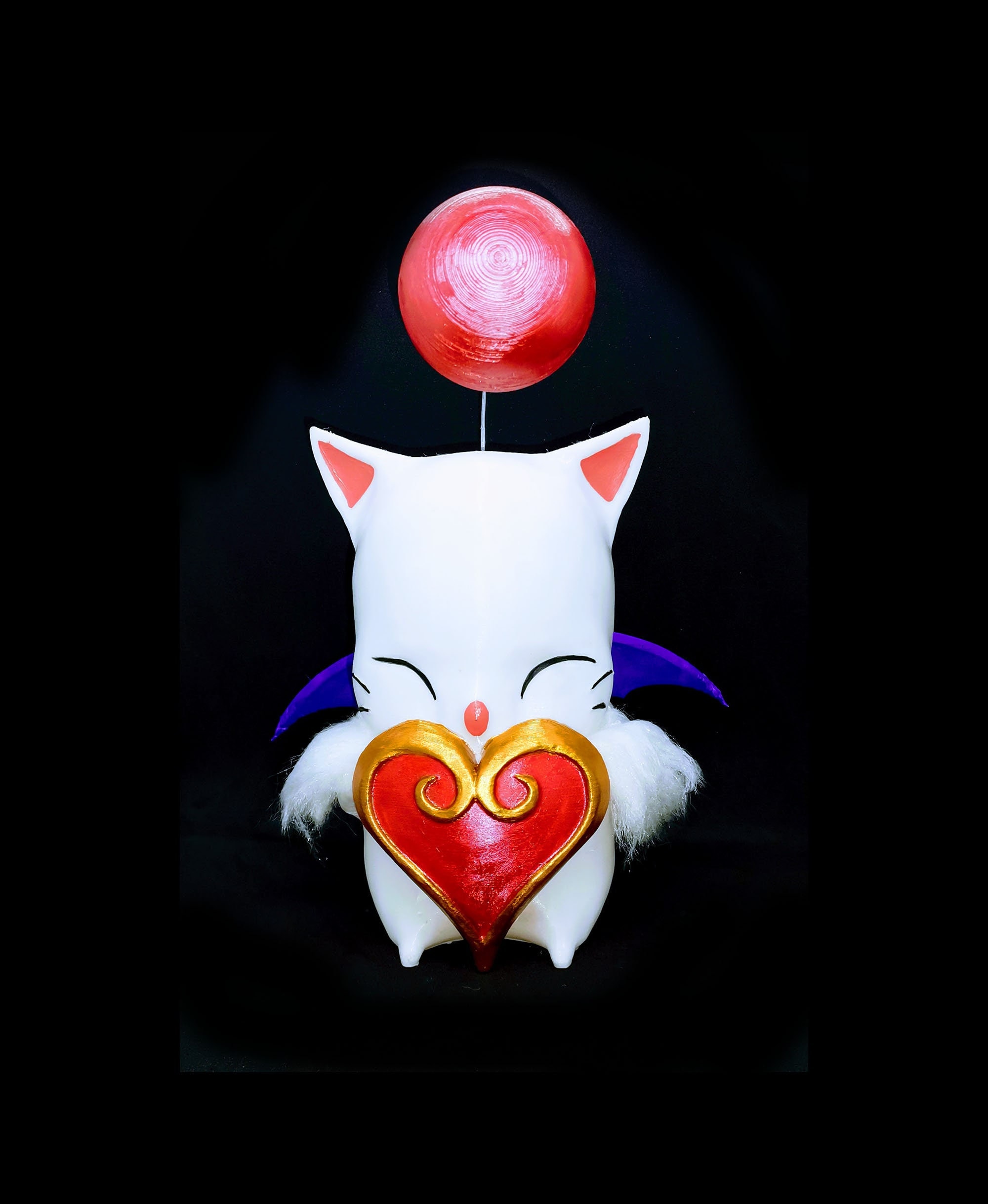 Moogle Heart. Final Fantasy - Etsy