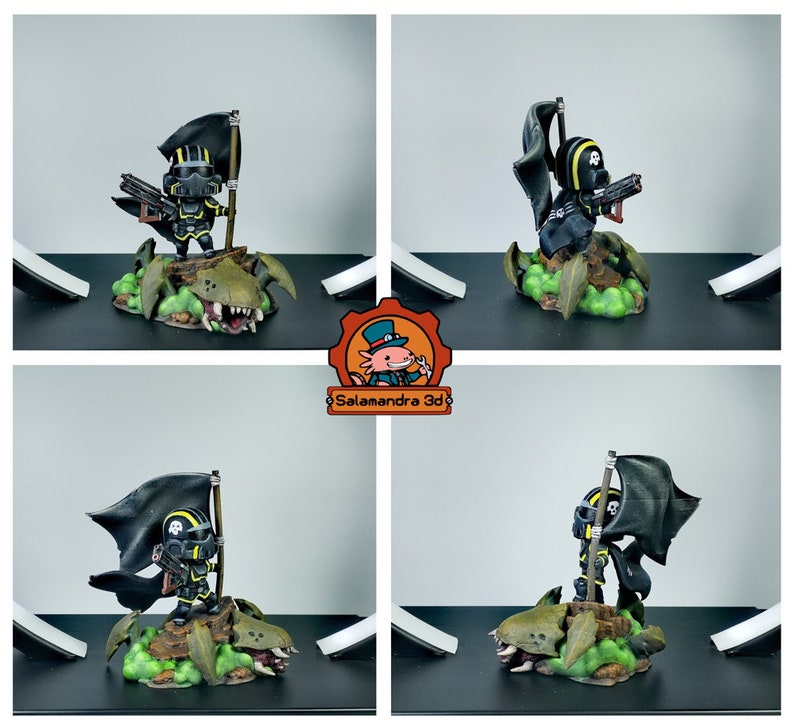 Chibi Helldiver Helldivers 2. Resin Kit 3d Printed. - Etsy Australia
