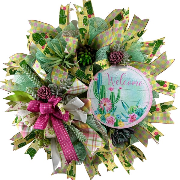 Cactus Wreath - Etsy