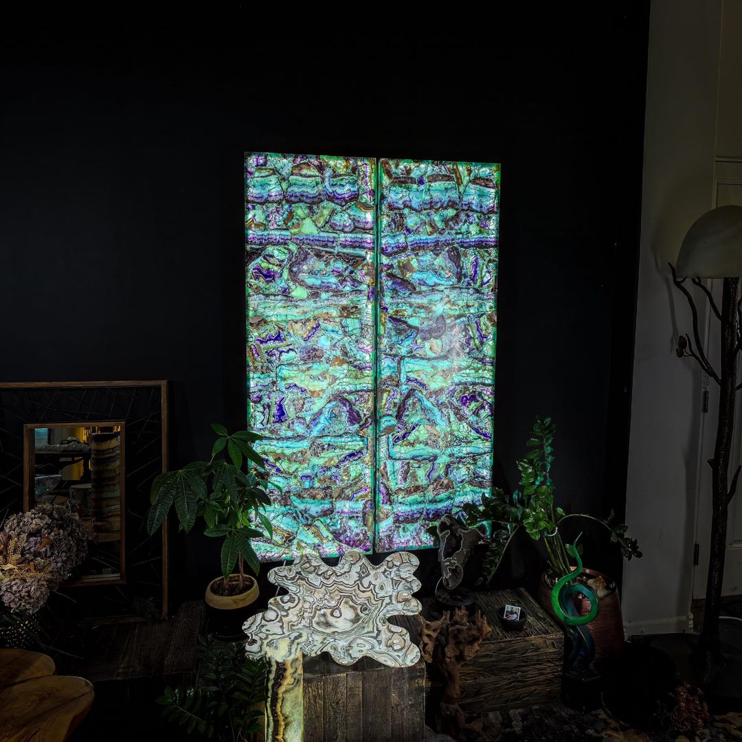 Fluorite Crystal Wall Panels (set #6) - Etsy