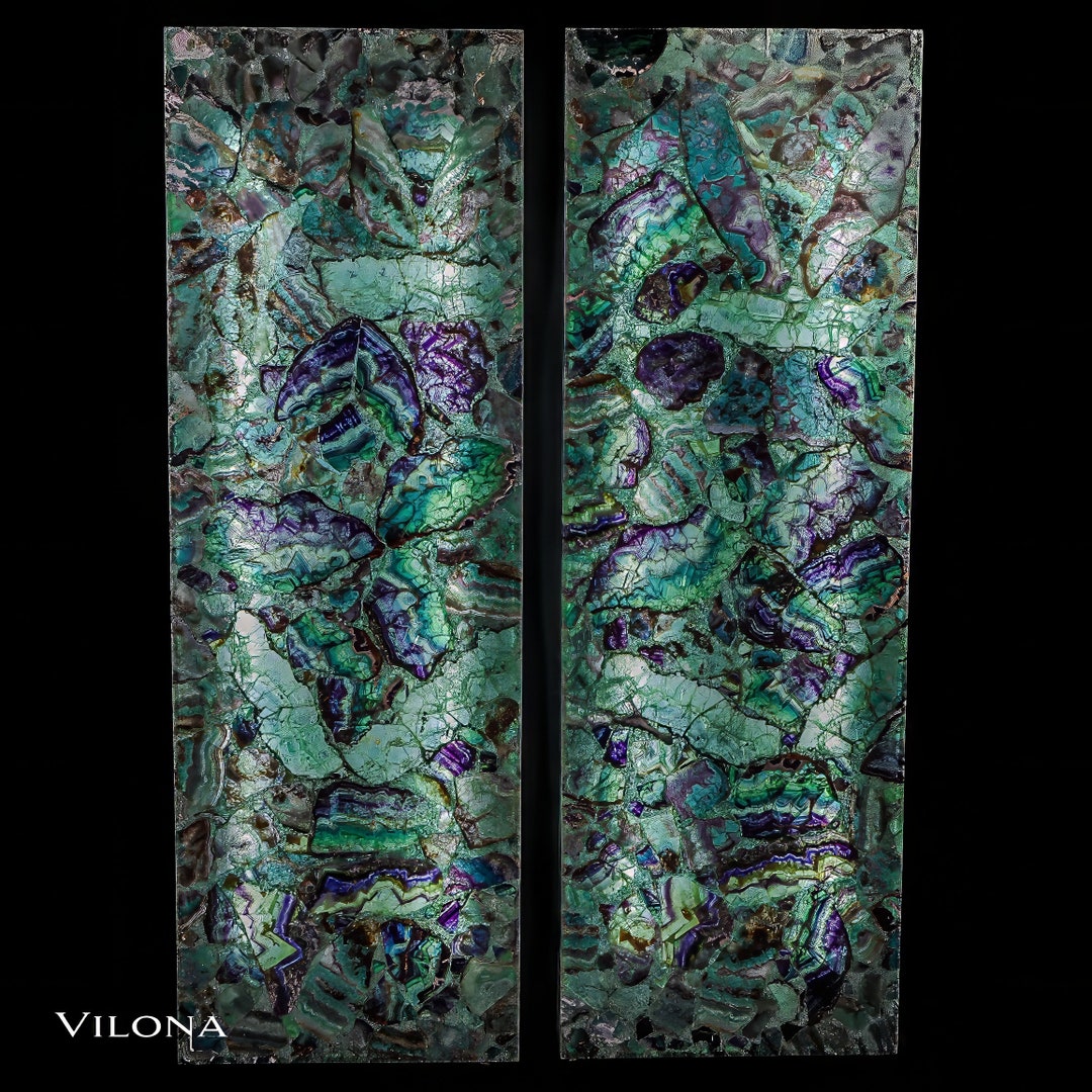 Fluorite Crystal Wall Panels (1/7) - Etsy