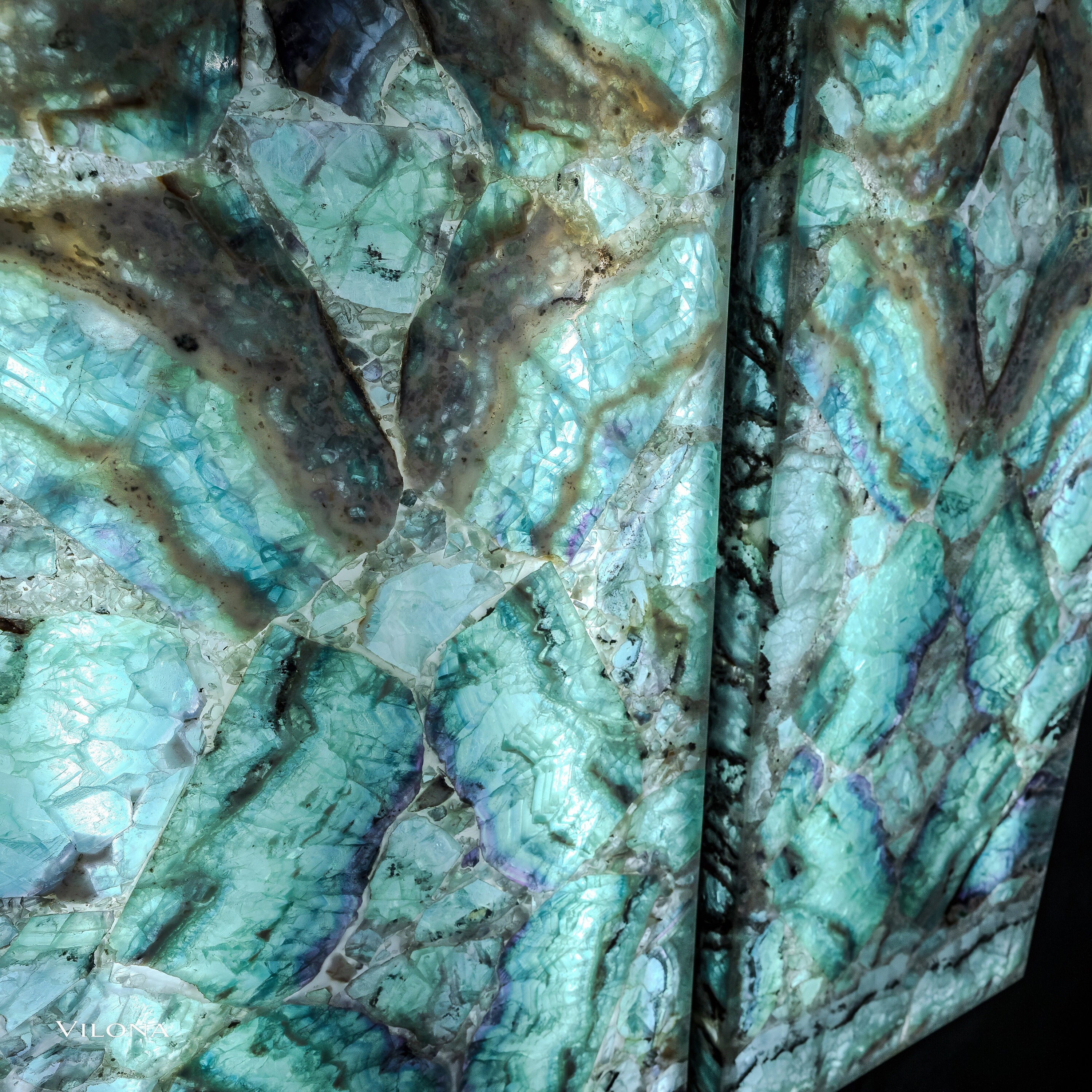 Fluorite Crystal Wall Panels (set #5 Out of 7) - Etsy