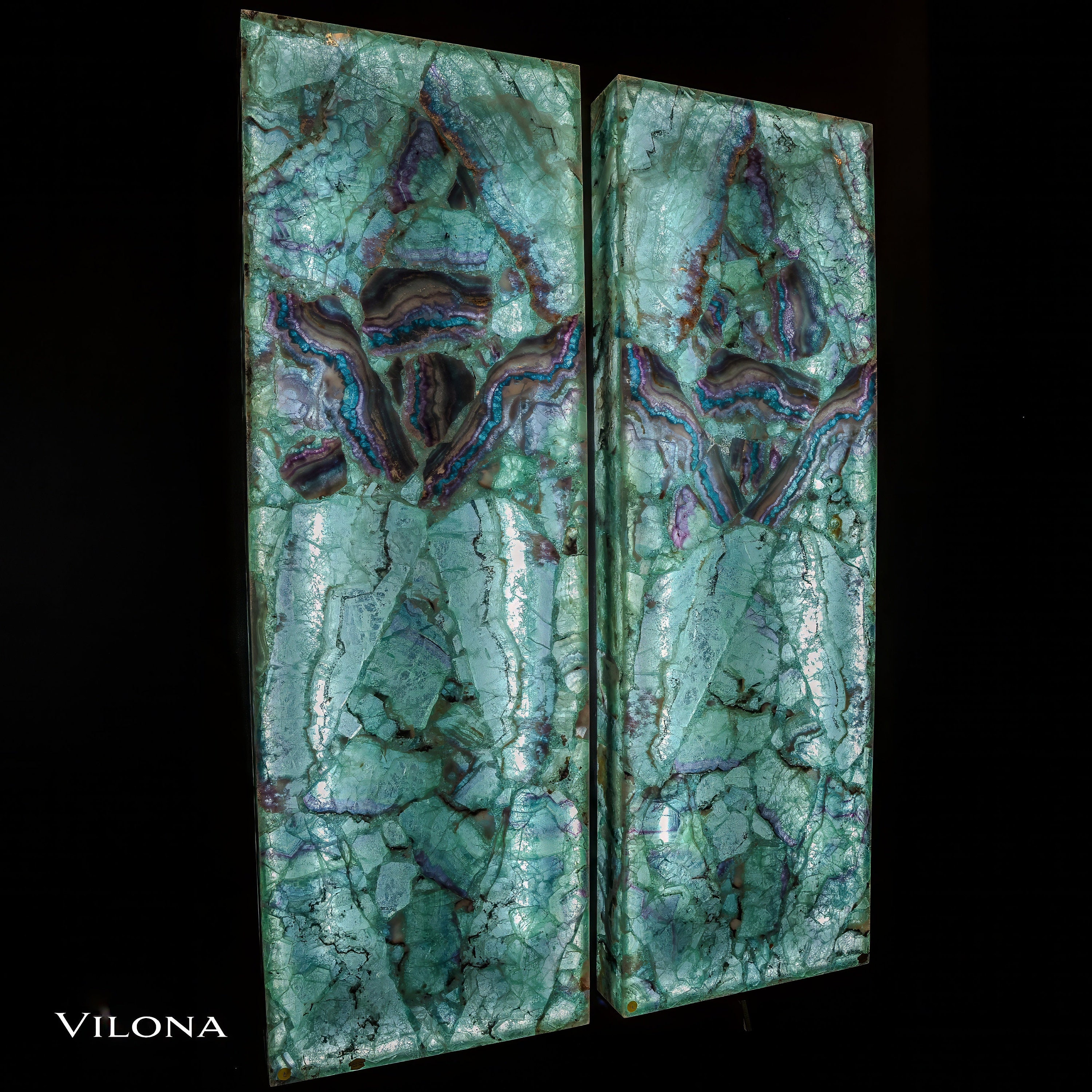 Fluorite Crystal Wall Panels 3/7 - Etsy