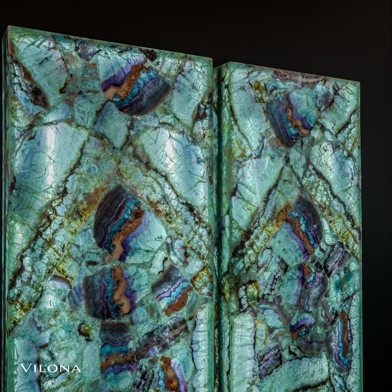 Fluorite Crystal Wall Panels (2/7) - Etsy