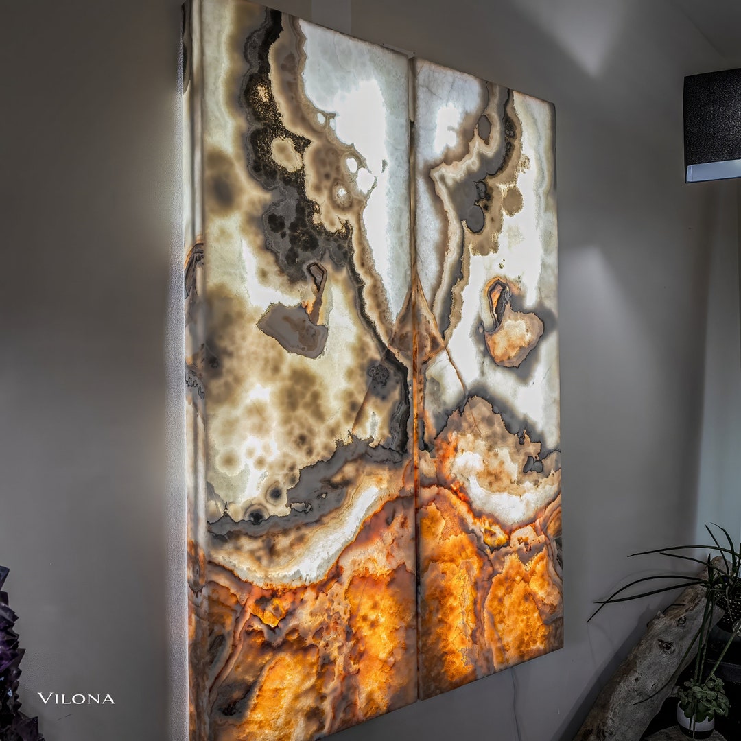 Sahara Onyx Wall Panels (set #1 Out of 3) Exotic - Etsy
