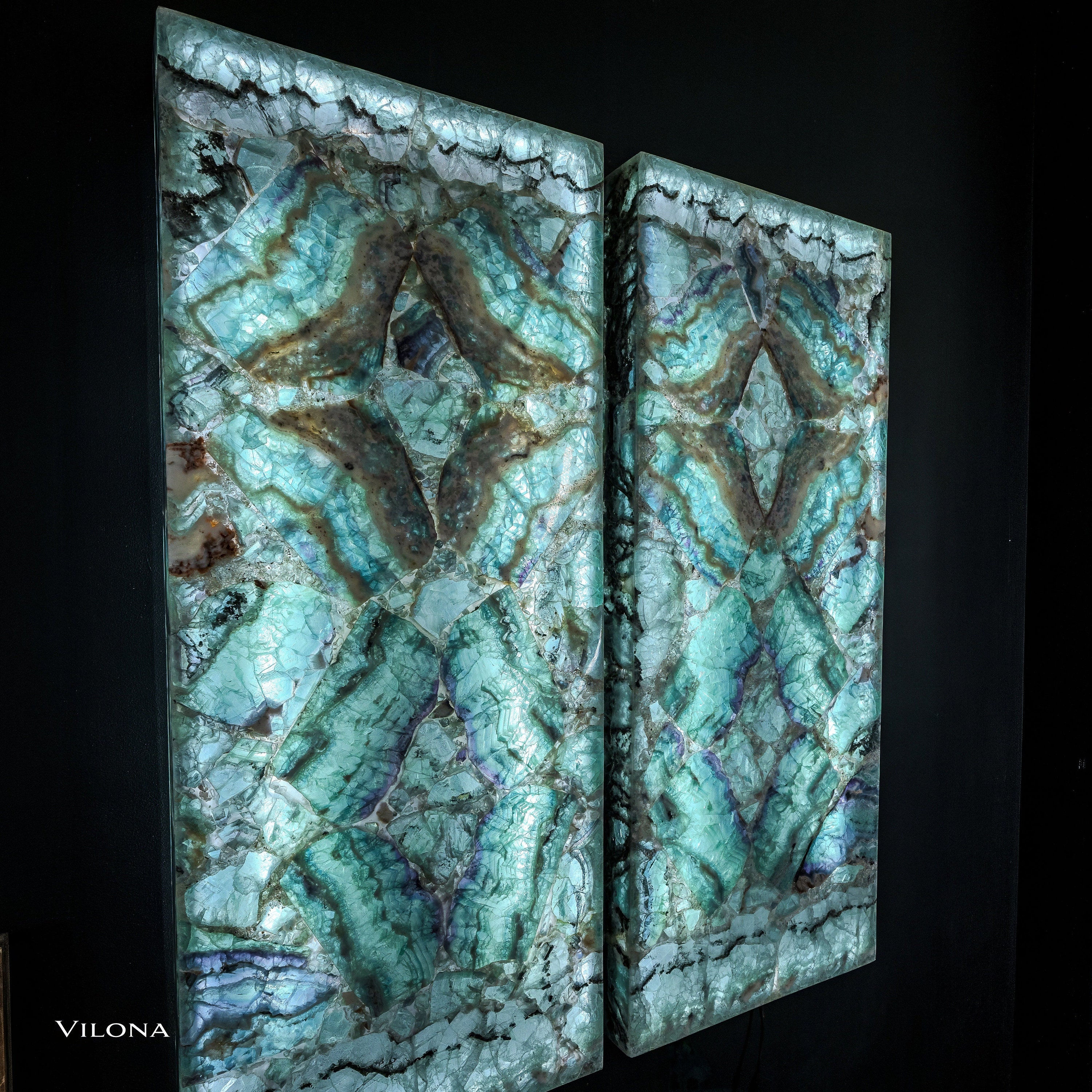 Fluorite Crystal Wall Panels (set #5 Out of 7) - Etsy