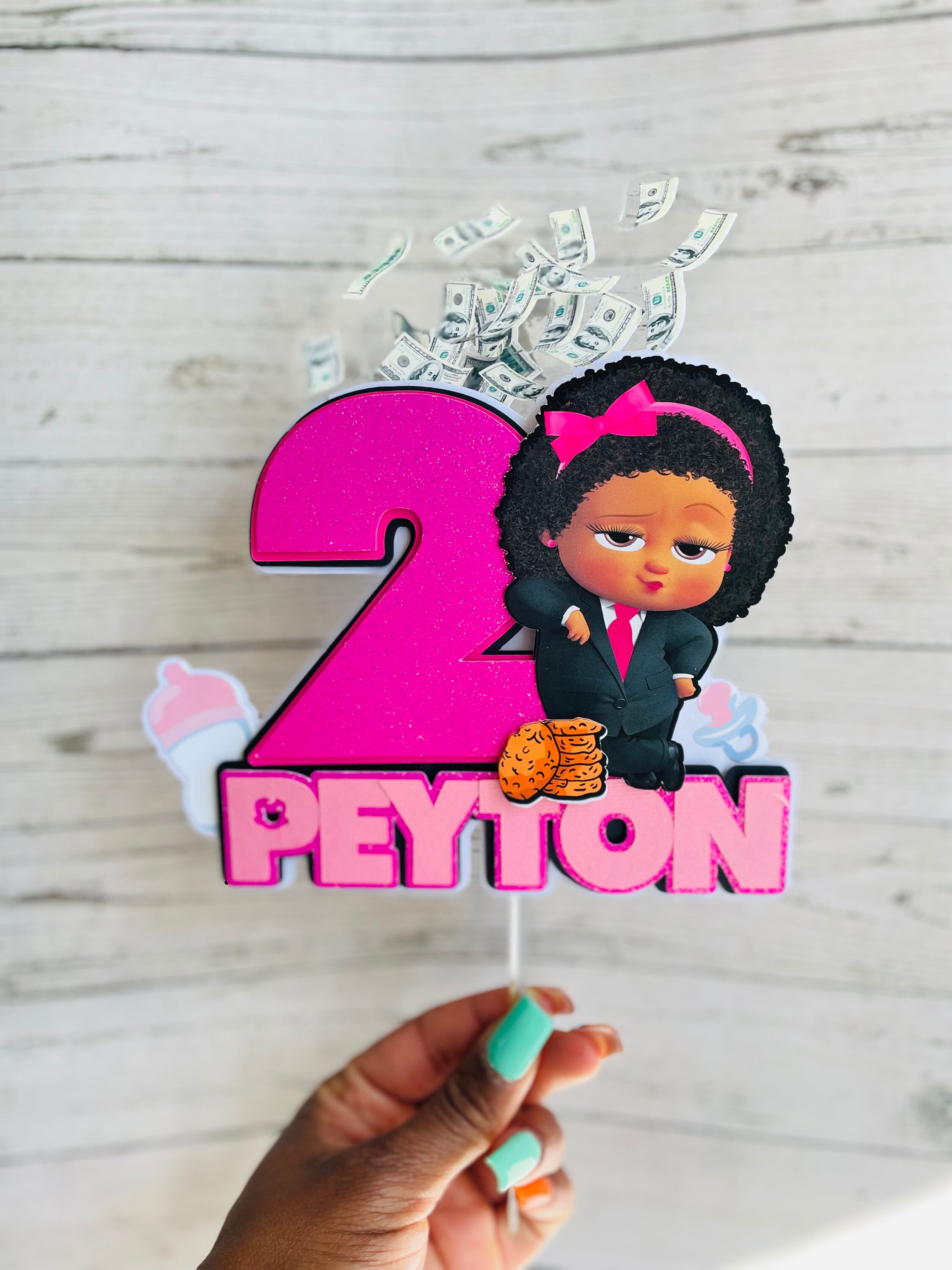 Girl Boss Baby Cake Topper Boss Baby Girl Baby Boss Boss - Etsy Australia