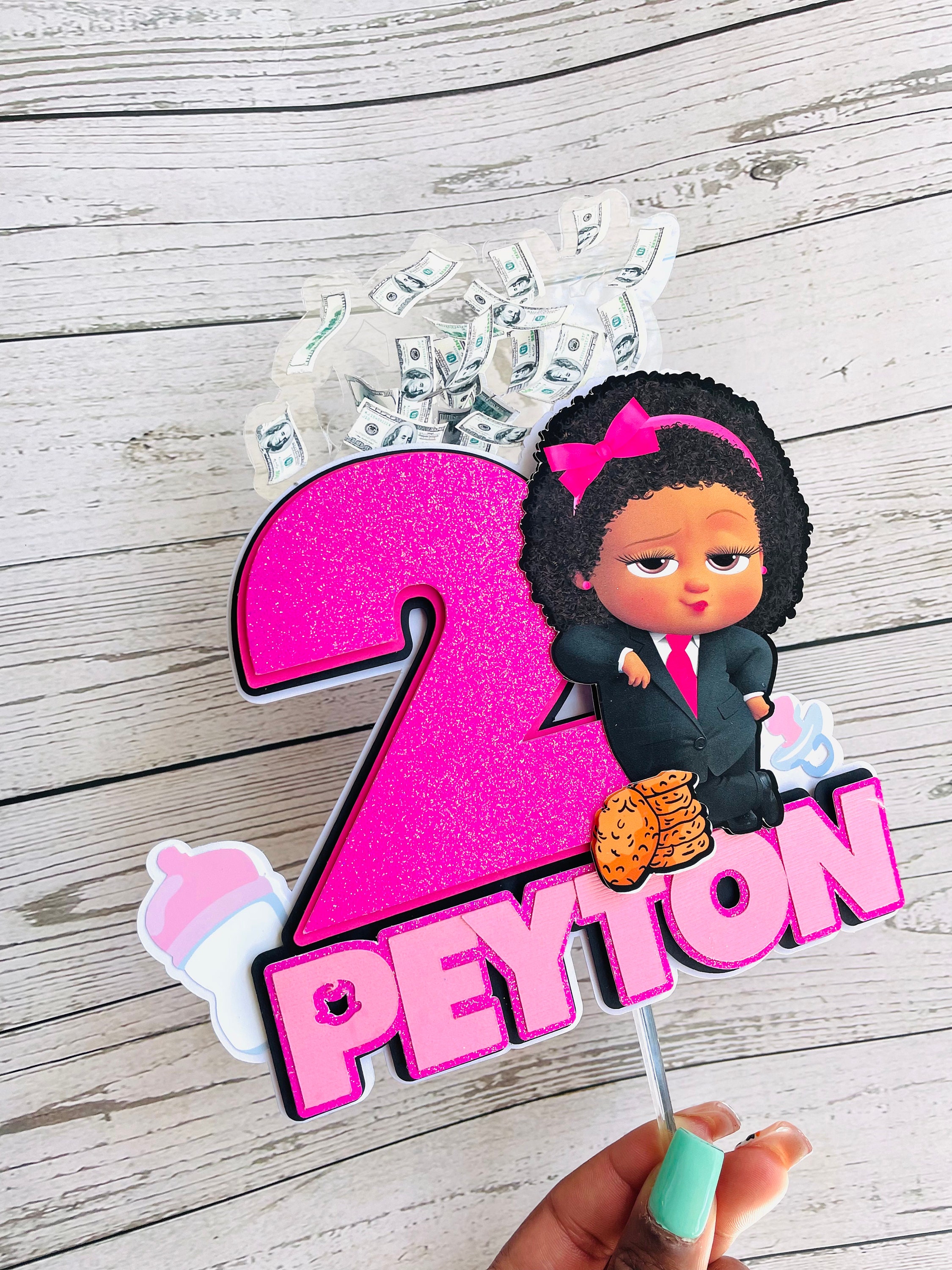 Girl Boss Baby Cake Topper Boss Baby Girl Baby Boss Boss - Etsy Australia