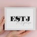 ESTJ Wall Art Print, MBTI Personality Types, ESTJ the Supervisor Gift ...
