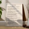 Sylvia Plath Poem Print, Mad Girl's Love Song, Poetry Art Decor - Etsy