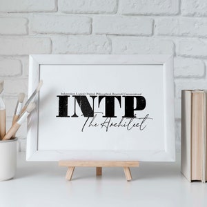 INTP Wall Art Print MBTI Personality Types INTP the - Etsy