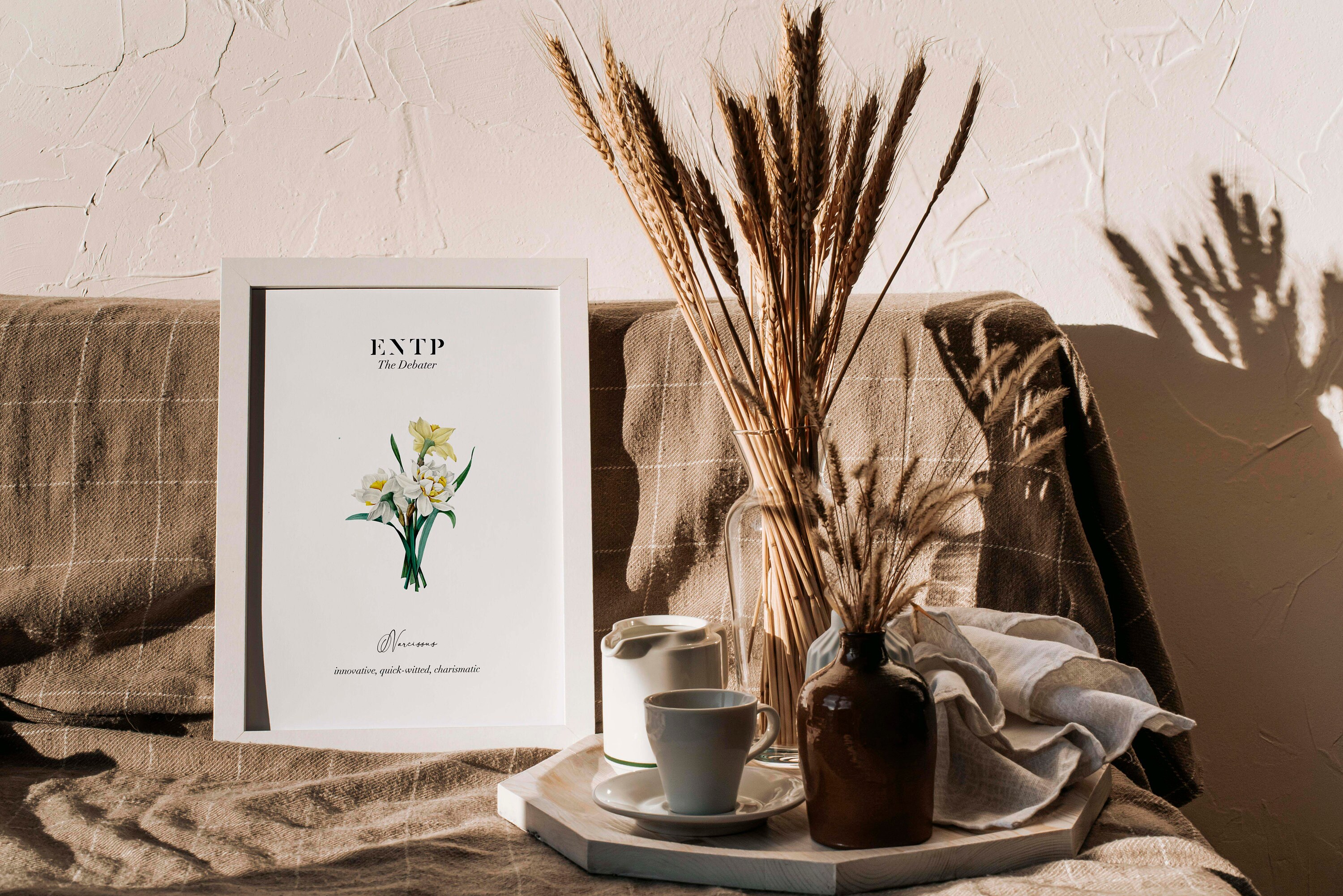 ENTP Art Print MBTI Gifts Narcissus Art Print Vintage - Etsy