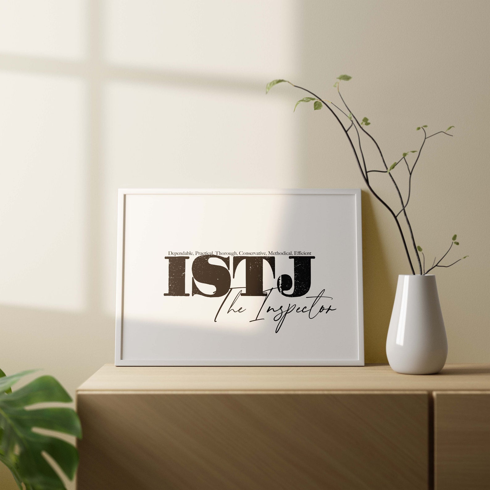 ISTJ "the Inspector" Wall Art Print - Myers-briggs Decor (digital ...