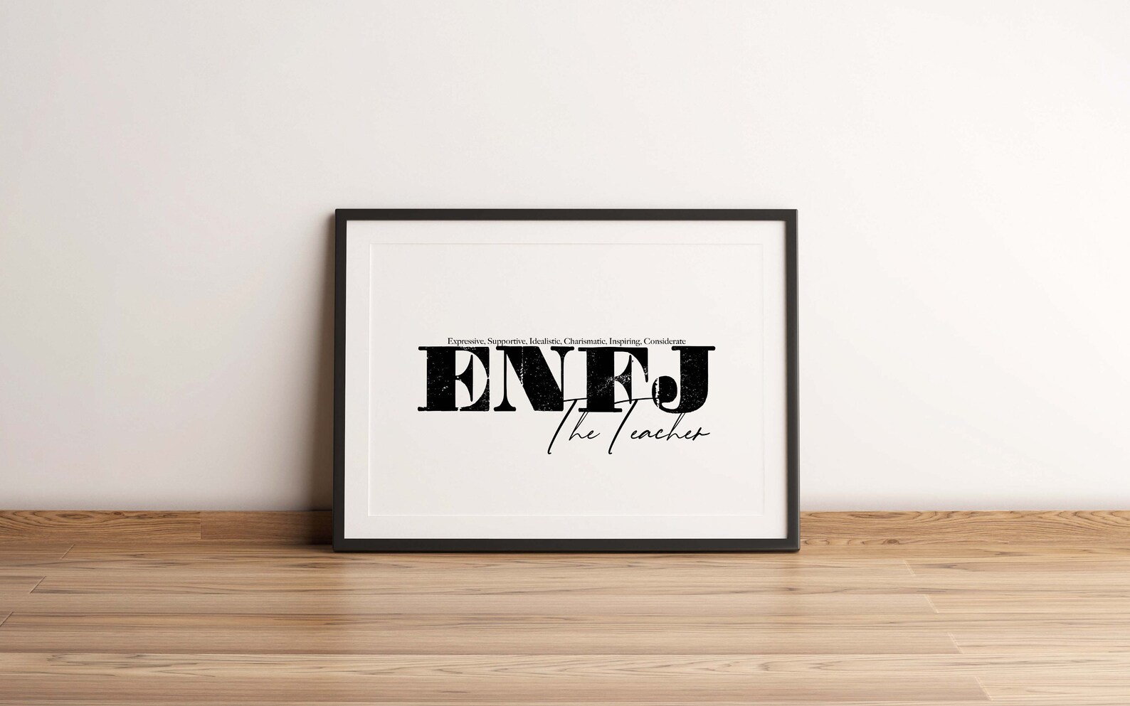 ENFJ Wall Art Print MBTI Personality Types ENFJ the Teacher - Etsy