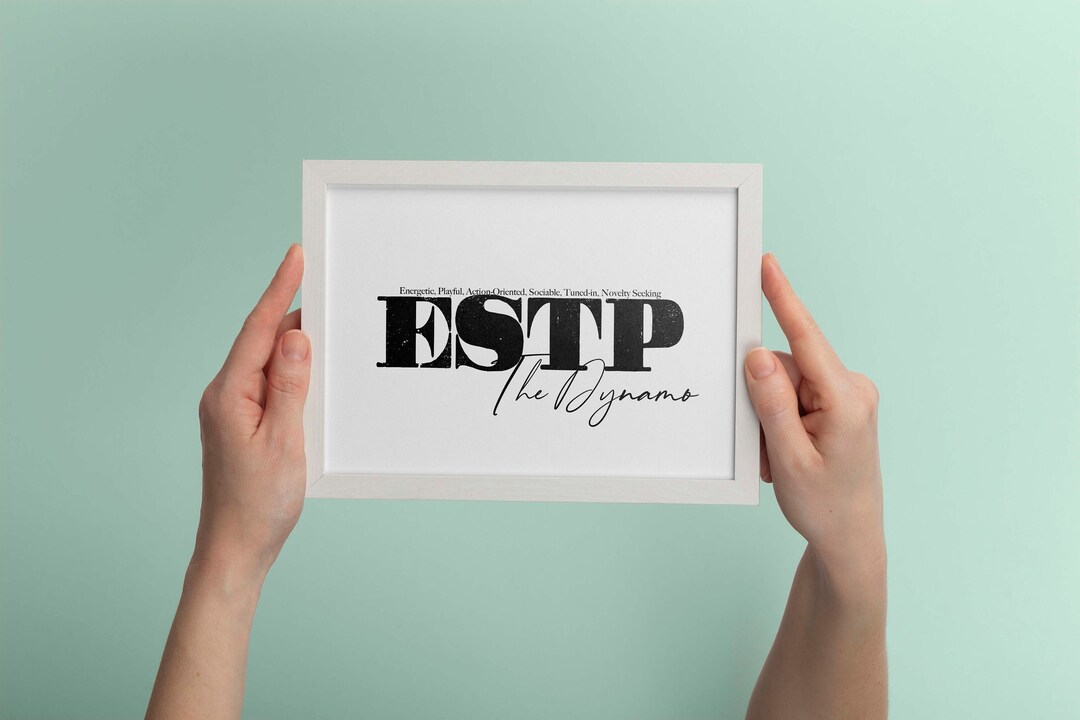 ESTP 'the Dynamo' Personality Print - Myers Briggs Decor (digital ...